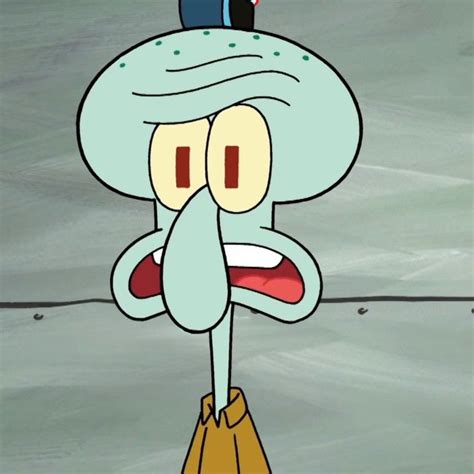 Squidward Squished Face