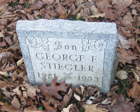 George Frederick Stiegler Jr 1921 1933 Find A Grave Memorial
