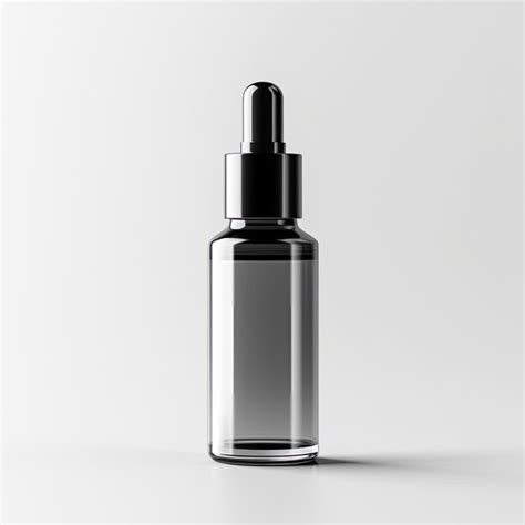 Premium Photo A Blank Empty Bottle For Mockup