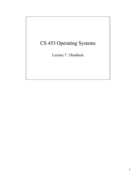Deadlock Situation In Which Two Computer Programs Sharing The Same Resource Are Effectively