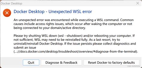 Docker启动报错docker 启动报错 9536 Csdn博客