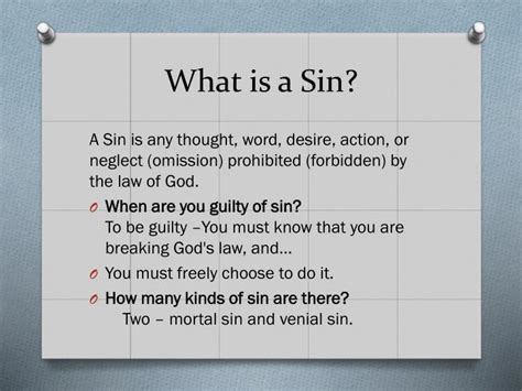 Ppt What Is A Sin And A Mistake Powerpoint Presentation Id2257245