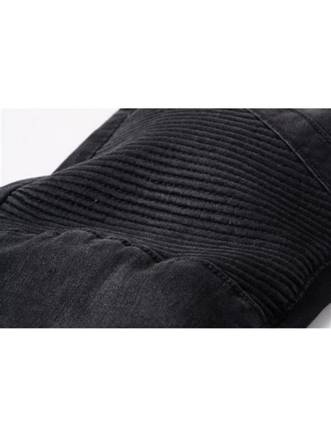 Buy Zlz Slim Fit Biker Jeans Mens Super Comfy Stretch Skinny Biker