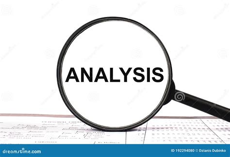 Text Analysis Of Variance On Office Desk Table With Keyboard Notepad And Analysis Chart On