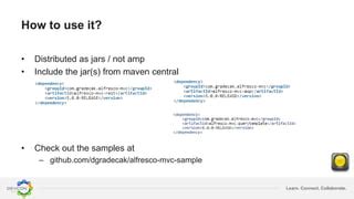Alfresco Mvc A Seamless Integration With Spring Mvc PPT