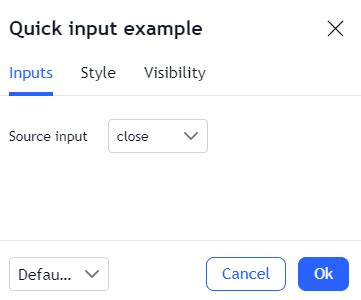 Code Source Input In TradingView Pine TradingCode