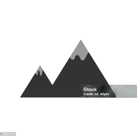 山平圖示登山者符號阿爾卑斯主義旅行標誌徽標設計項目向量圖形及更多冒險圖片 冒險 冬天 冰 Istock