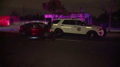 Accused Dui Driver Crashes Into Officer In Southeast Fresno