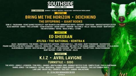 news Hurricane und Southside Festival 2024 veröffentlichen finale Acts