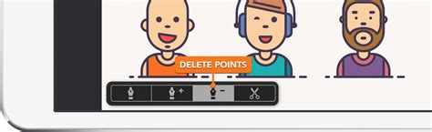 Graphic Deleting Path Points