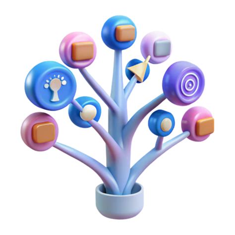 Interactive Data Visualization Tree A 3d Conceptual Model 56480900 Png