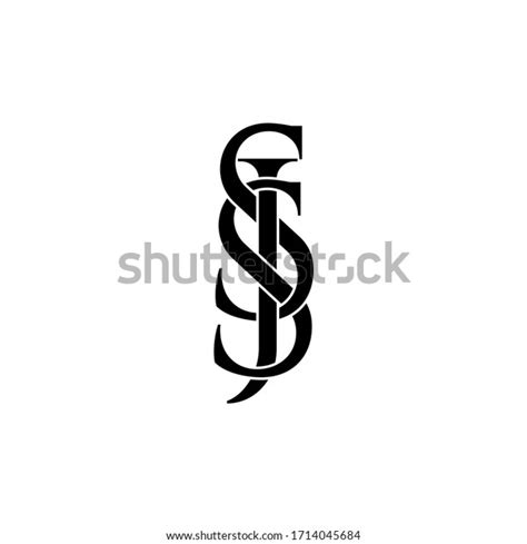 Sjs Letter Original Monogram Logo Design Stock Vector Royalty Free Shutterstock