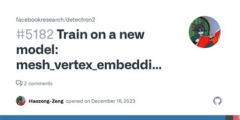 Train On A New Model Meshvertexembeddings Are All Zeros In My Model