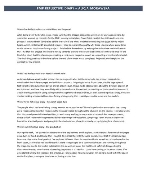 Reflective Diary Docx
