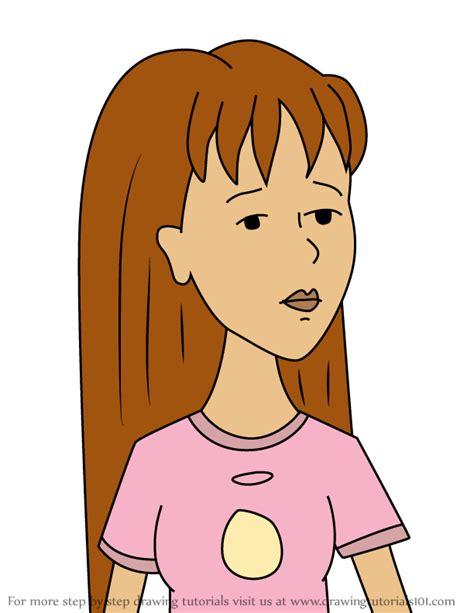 How To Draw Quinn Morgendorffer From Daria Daria Step By Step