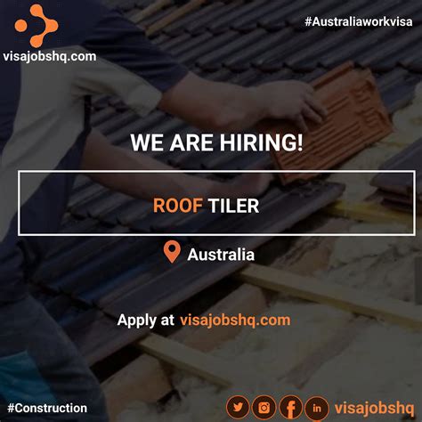 Now Hiring Roof Tilers In Australia Visa Sponsorship Is Available