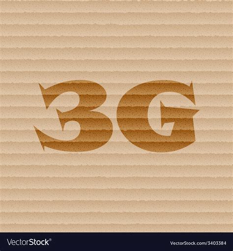 G Icon Symbol Flat Modern Web Design With Long Vector Image