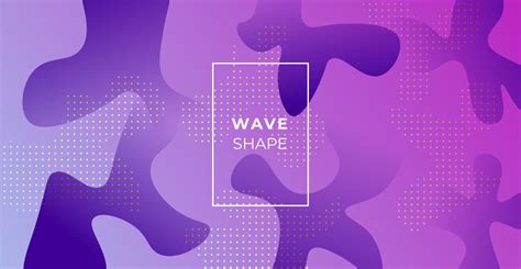 Minimal Abstract Colorful Purple Liquid Color Gradient Fluid Shape Geometric With Dots