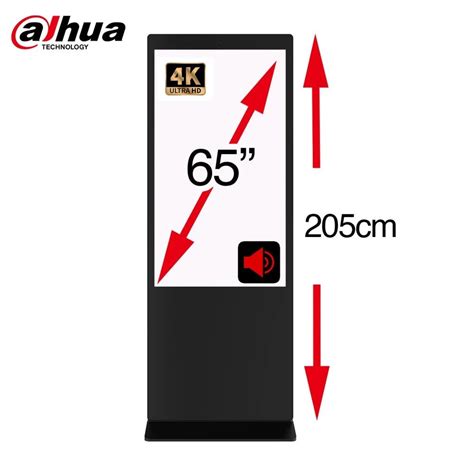 Dahua Ldv65 Sai400um 65 Inch Floor Standing Digital Signage Display