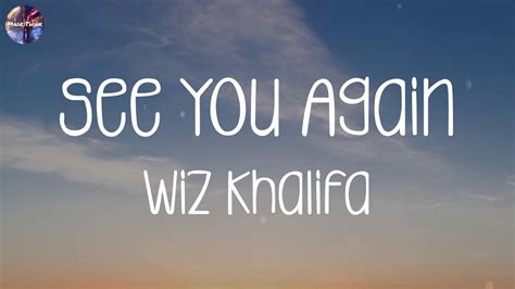 Wiz Khalifa - See You Again (feat. Charlie Puth) (Lyrics) | Ed Sheeran, James Arthur ft. Anne ...