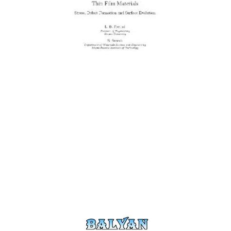 خرید و قیمت دانلود کتاب Thin Film Materials Stress Defect Formation