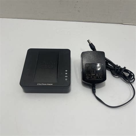 Cisco Spa112 Ethernet Voip Ata 2 Port Phone Adapter Spa112 And Ac Charger Free Sh For Sale