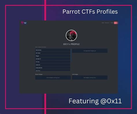 Parrot Ctfs On Linkedin Ctf Profiles 0x11 Parrotctfs Tryhackme