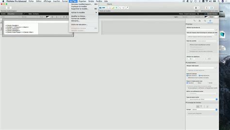 Création Dun Modèle De Courrier Dans Filemaker