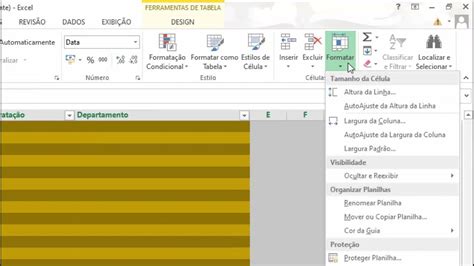 como ocultar linhas e colunas no excel youtube
