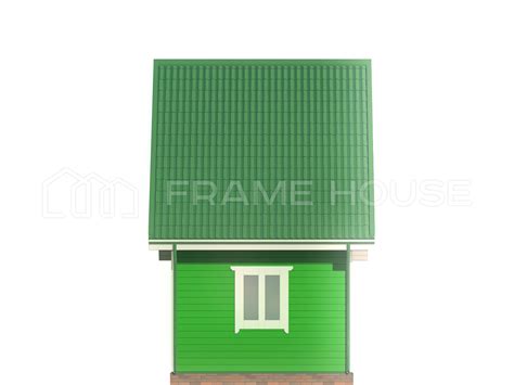 Каркасный дом «Красногорск 6x4 площадью 40 м2 купить в Москве