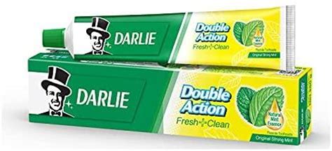 Darlie Double Action Fresh And Clean Toothpaste With Natural Mint Essence Made In Thailand