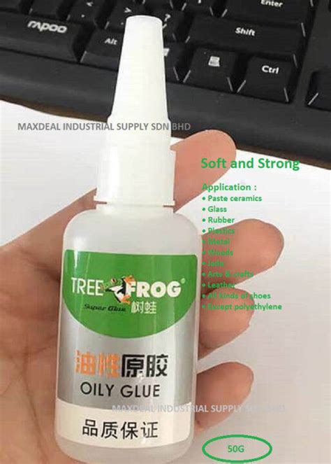 Original TREE FROG Super Oily Glue 50g TREE FROG Degumming Agent Super Glue Kasut Besi