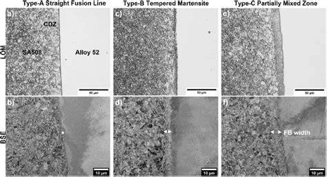 Three Types Of Fb Microstructures A B Type A Straight Fb C D