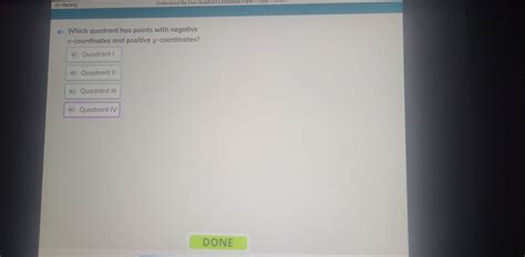 solved i ready understand the four quadrant coordinate plan which