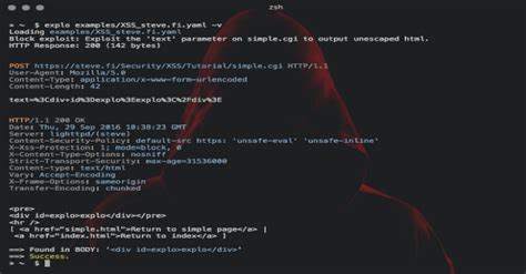 Explo Human And Machine Readable Web Vulnerability Testing Format