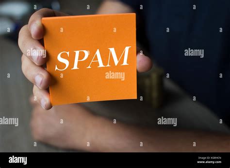 Spam Technology Concept Stock Photo Alamy