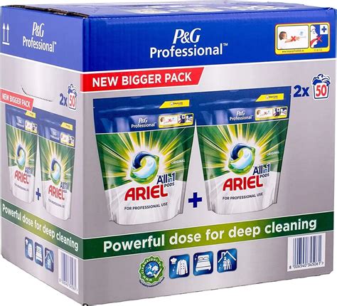 Ariel Professional All In 1 Pods Washing Liquid Laundry Detergent 100