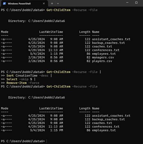 Powershell Keep X Number Of Files And Delete The Rest Collecting Wisdom