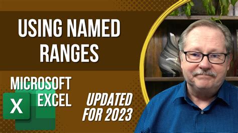 mastering named ranges in excel youtube