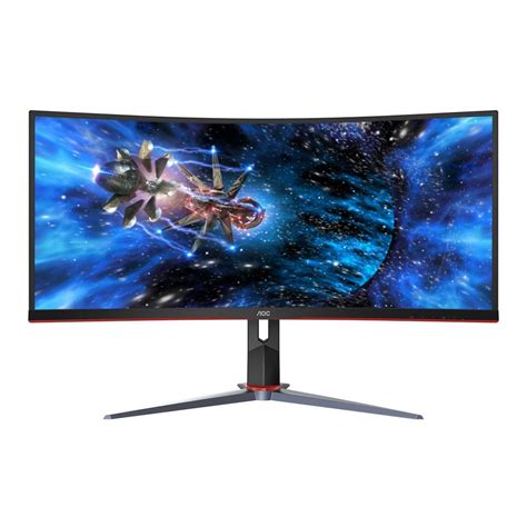 AOC CU G X Curved Frameless Immersive Gaming Monitor UltraWide