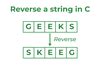 C Program To Reverse A String Using Recursion GeeksforGeeks