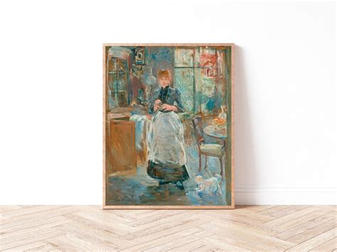 Berthe Morisot In The Dining Room Printable Th Century Etsy