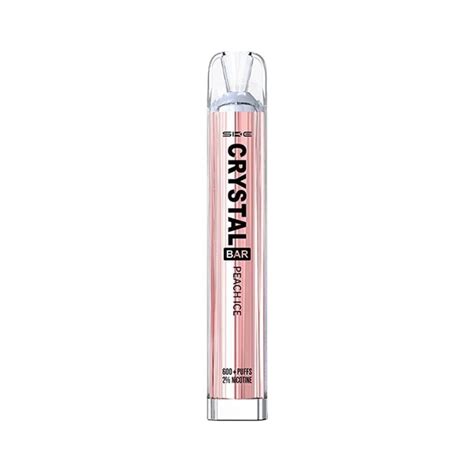 Ske Crystal Bar Ske Crystal Bar Peach Ice Disposable Disposables From
