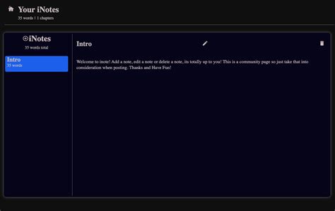 GitHub Coopercodex Inote