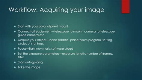 Beginning Astrophotography—final Wrap Up Ppt Download