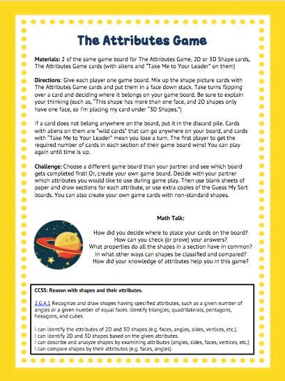 2nd Grade Geometry 8 Math Games Truth For Teachers