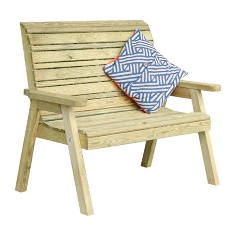 Zest Freya 2 Seater Bench One Garden
