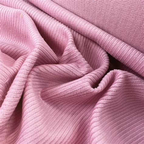 China Pink Corduroy Fabric Manufacturer Fandafabrics