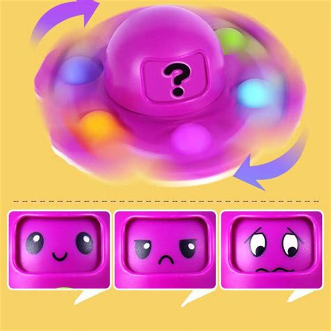 2 Main Fidget Toys Autism Stress Relief Silicone Interactive Flip