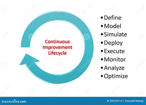 Continuous Improvement Lifecycle Stock Illustration Illustration Of Business Organ 293133714